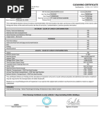 Tank Cleaning Certificate Template | PDF