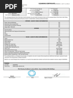 Tank Cleaning Certificate Template | PDF