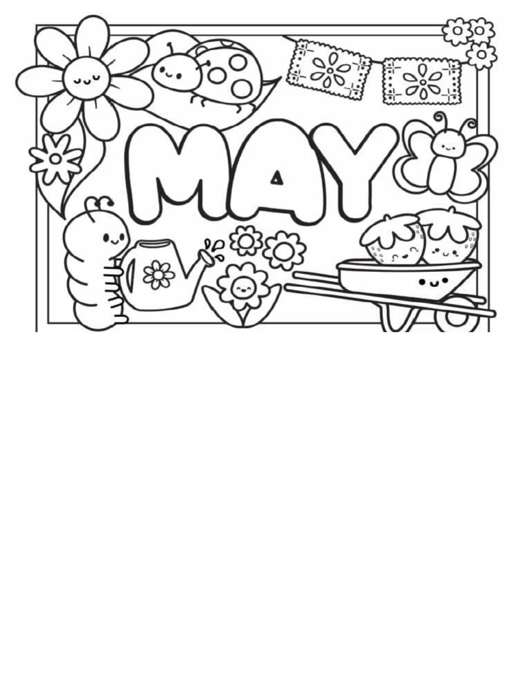 May Coloring Pages | PDF