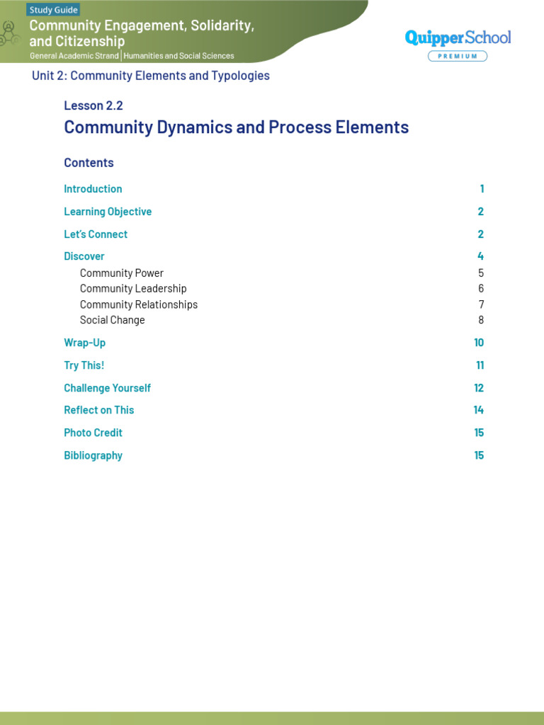 2.CSC 12 Q3 0202 SG - Community Dynamics and Process Elements | PDF ...