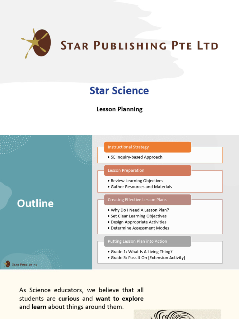 Star Science Lesson Planning | PDF | Lesson Plan | Inquiry Based Learning