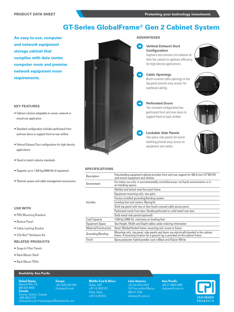 CPI GEN2 - DATASHEET-en-CN | PDF | Data Center | Equipment
