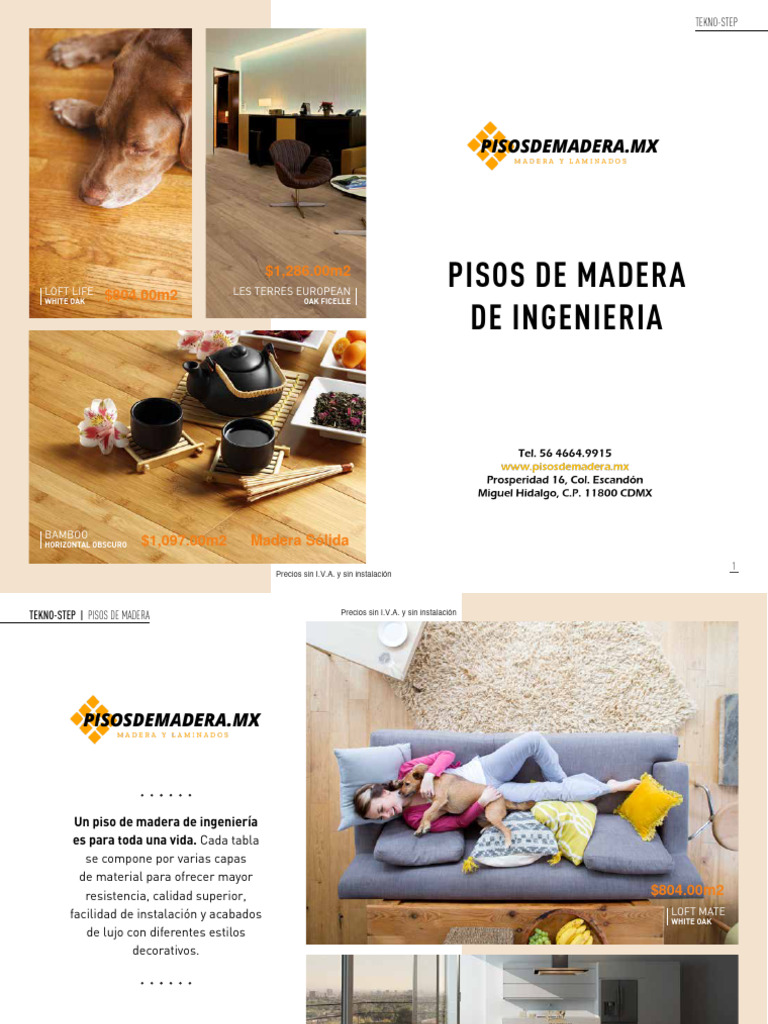 Catalogo-Madera-Ingenieria-Tekno-Step | Descargar gratis PDF | Madera ...