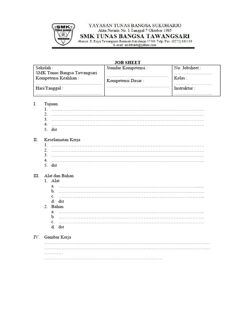 Jobsheet TKJ | PDF
