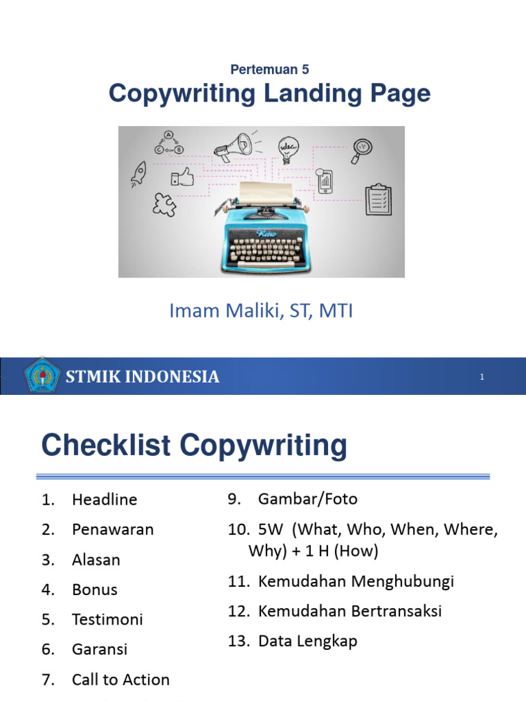 Modul 5 Copywriting Landing Page | PDF