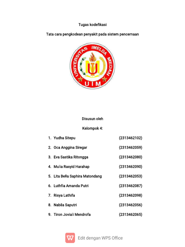 Tugas Kodefikasi Kelompok 4 - Compressed | PDF