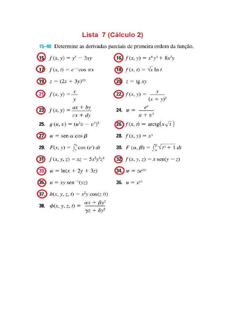 Lista_Aula_07 | PDF
