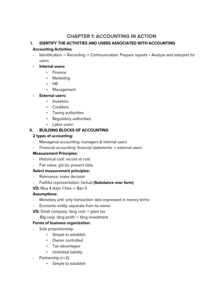 Principles of Accounting | PDF | Debits And Credits | Equity (Finance)
