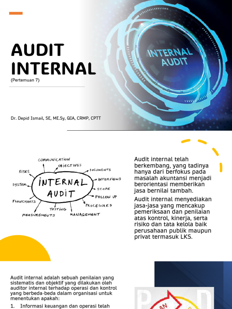 Peran dan Jenis Audit Internal Modern | PDF
