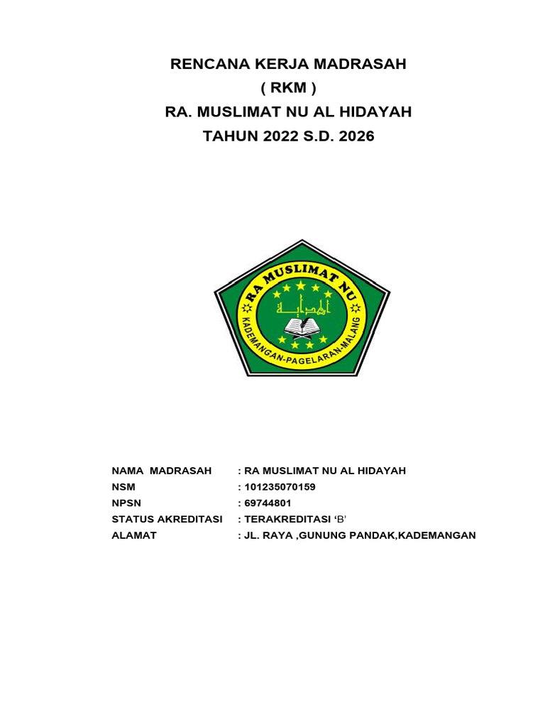 RKM Muslimat Al Hidayah | PDF