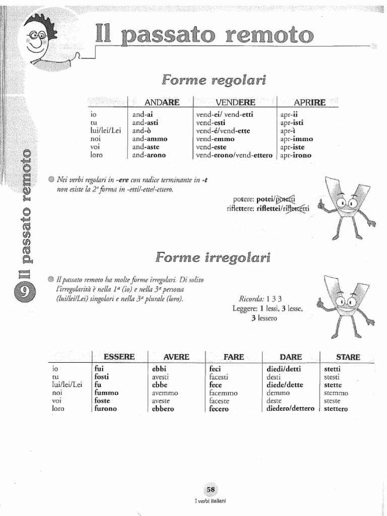 Passato remoto | PDF