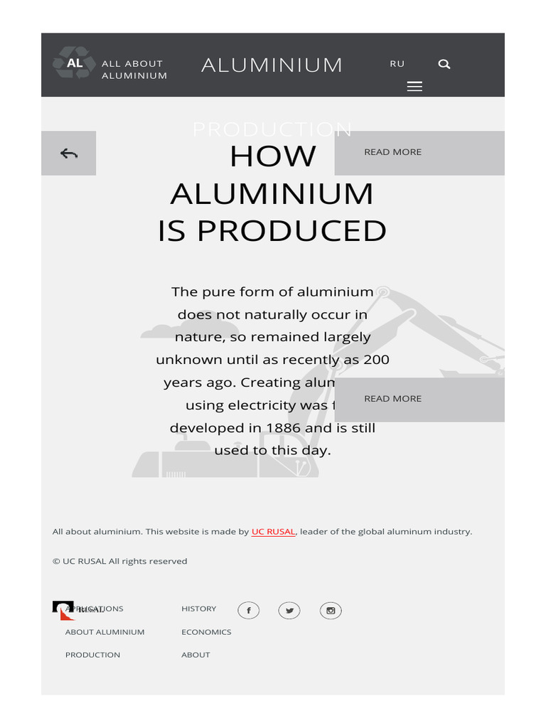 Aluminium Production Process | PDF | Aluminium | Aluminium Oxide