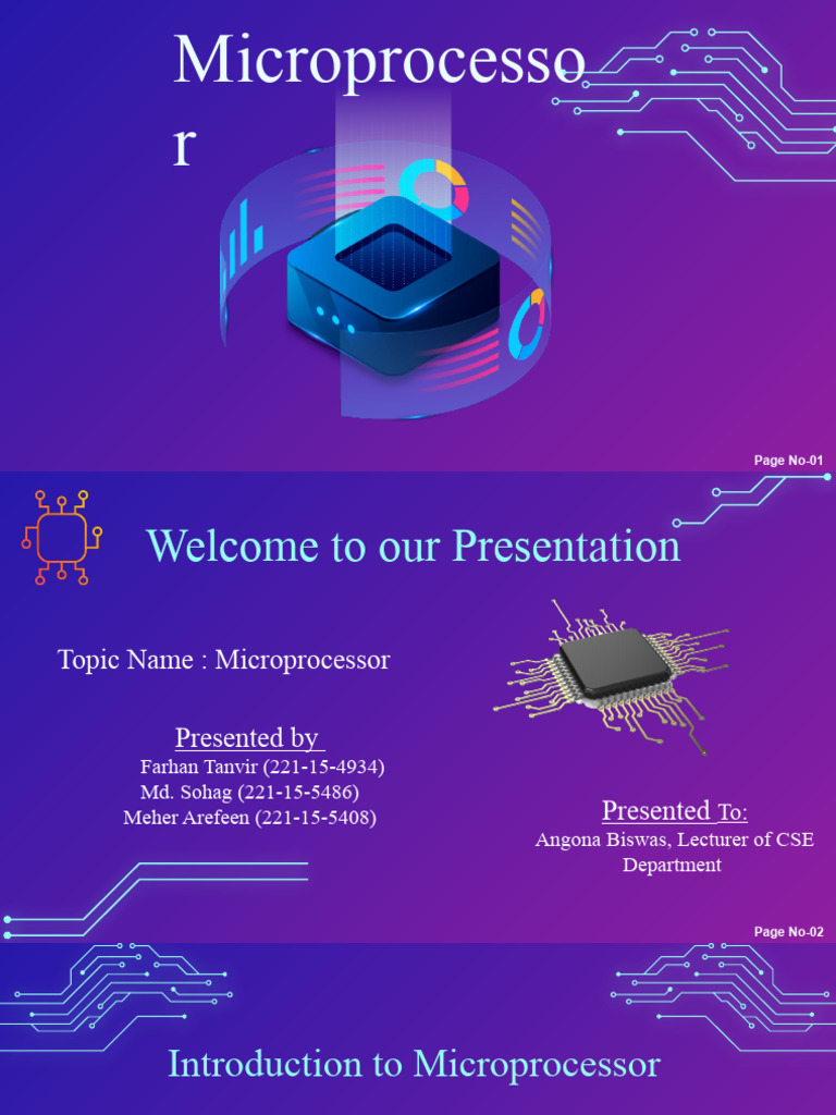 Microprocessor Overview for CSE Students | PDF | Central Processing Unit | Microprocessor