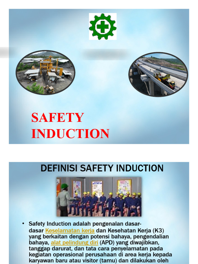 Safety Induction PDF | PDF