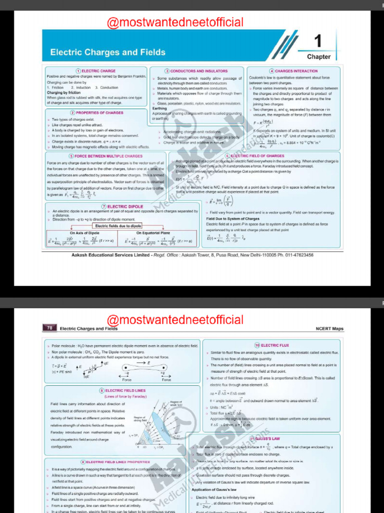 Aakash Physics Notes | PDF