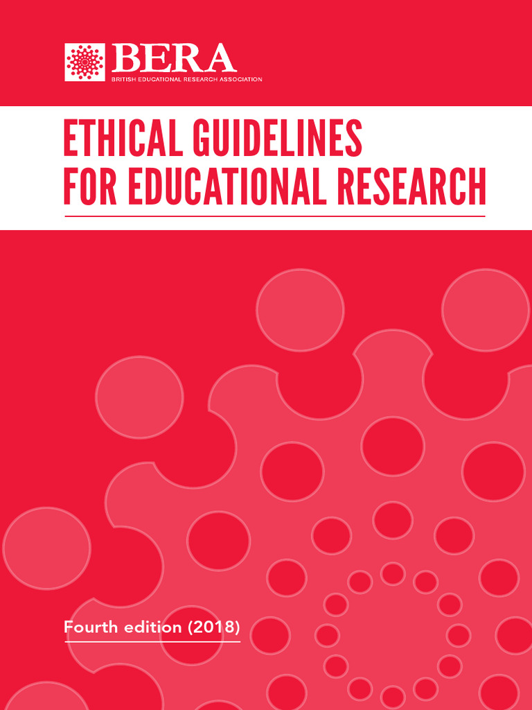 BERA Ethical Guidelines For Educational Research - 4thedn - 2018 | PDF ...