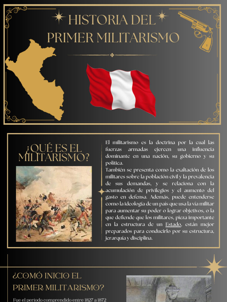 Historia del Primer Militarismo en Perú | PDF | Perú