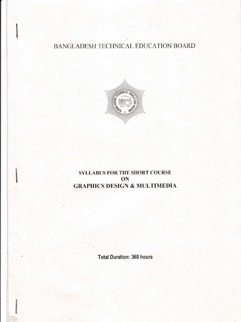 Graphics Design & Multimedia Syllabus | PDF | Adobe Photoshop | Adobe ...