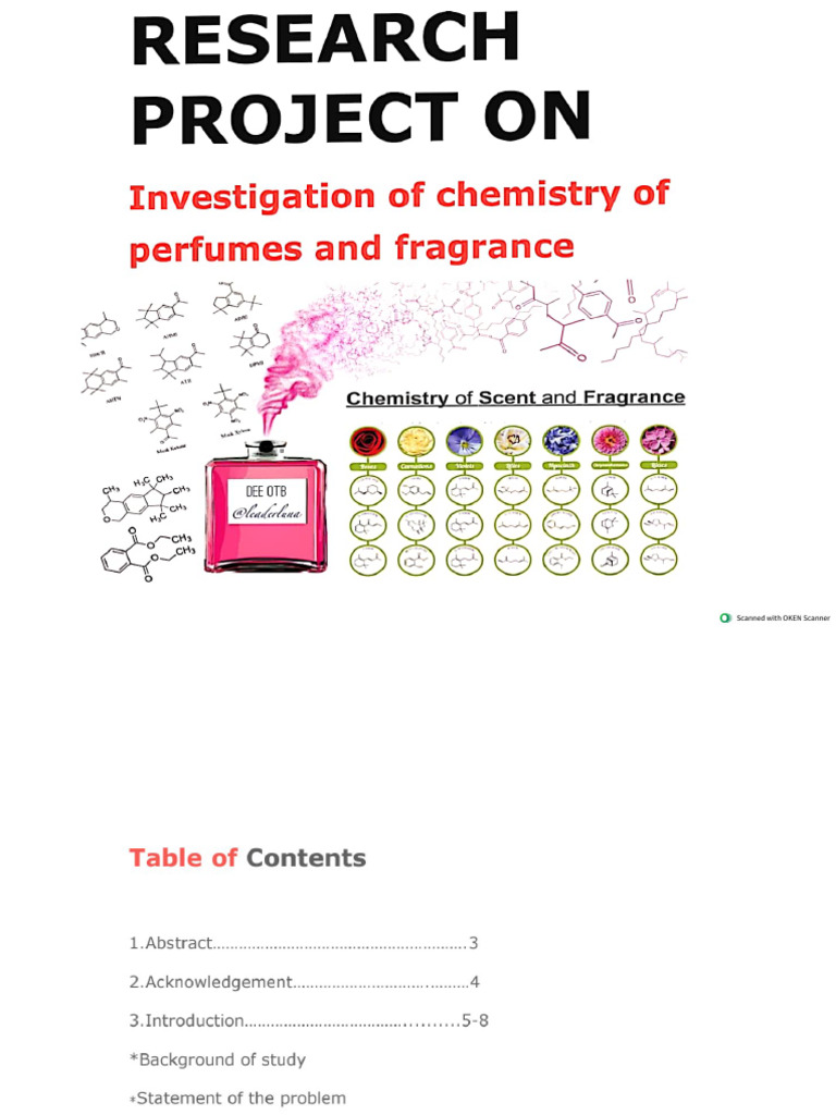 perfume and fragrance report chemistry.pdf | PDF