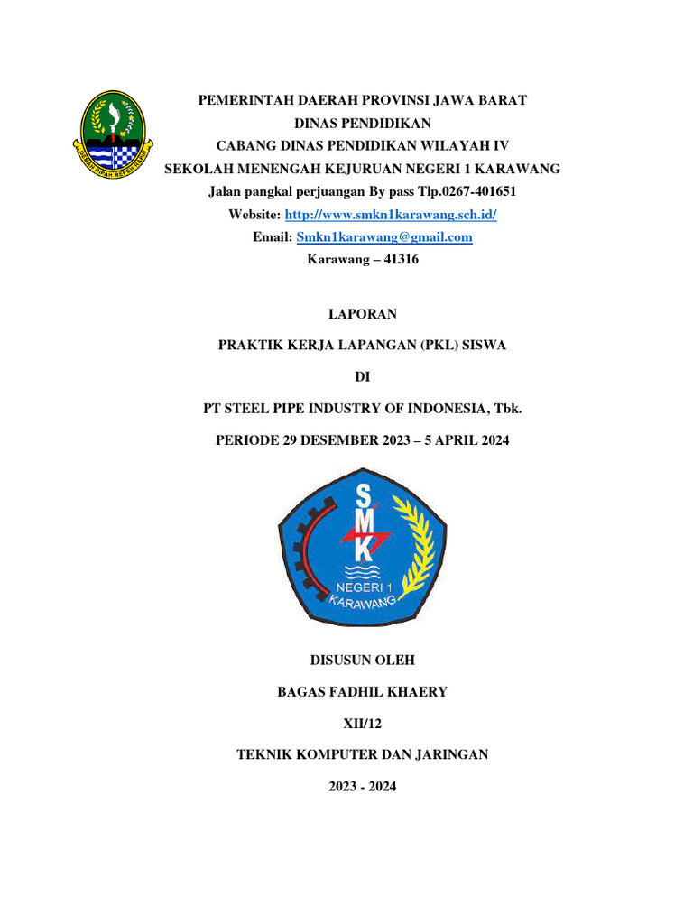 Laporan PT SPINDO | PDF