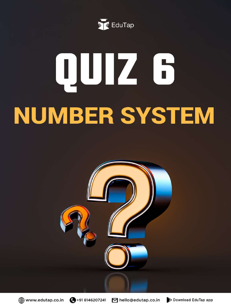 Q6 - Number System Lyst6035 | PDF