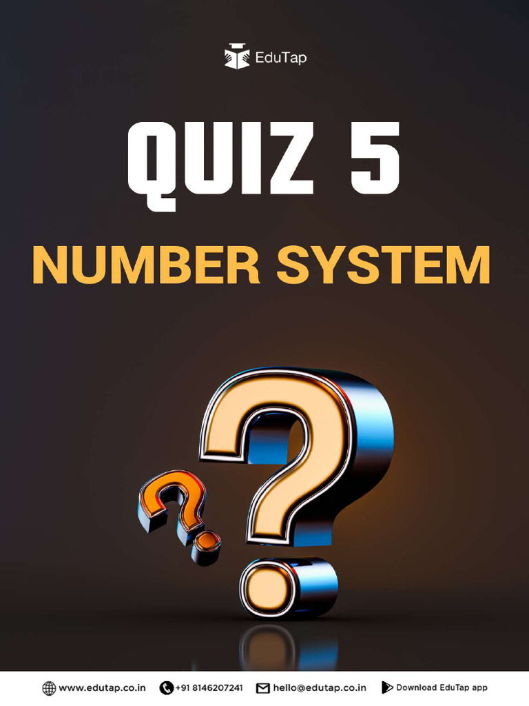 Q5 - Number System Lyst8978 | PDF