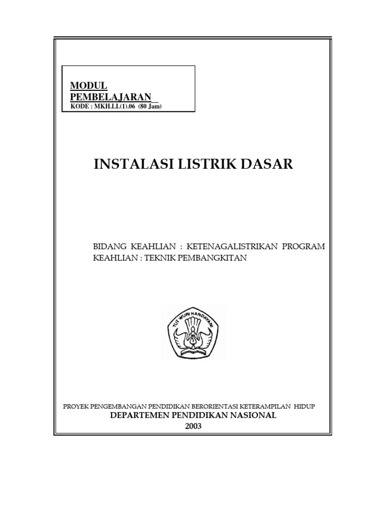 Instalasi Listrik Dasar | PDF | Komputer | Teknologi & Rekayasa