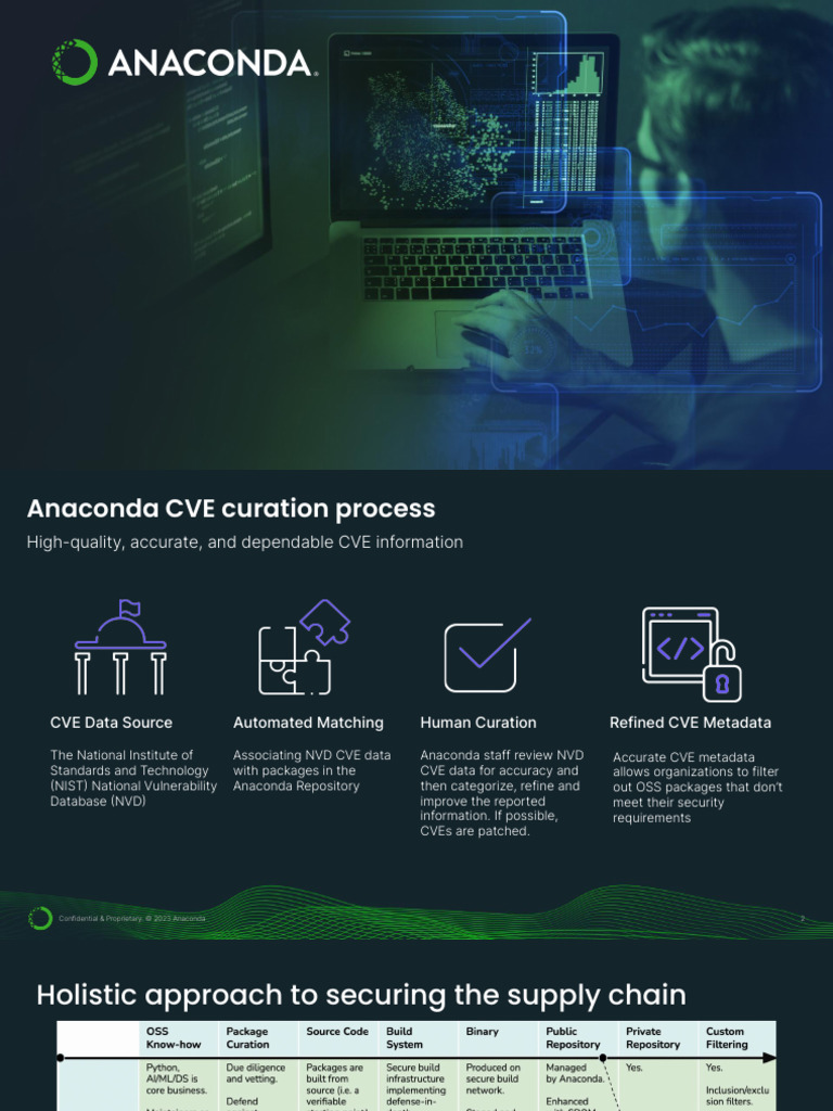 Anaconda Brochure Pdf Software Repository Cloud Computing