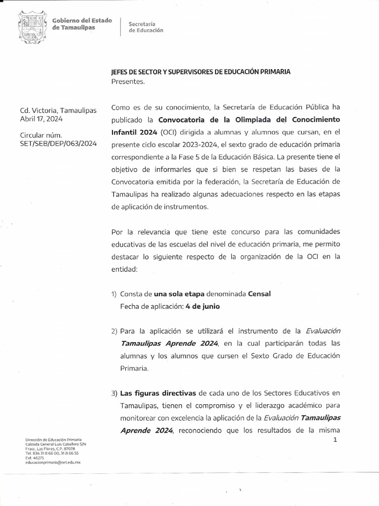 Circular #063 Oci 2024 | PDF