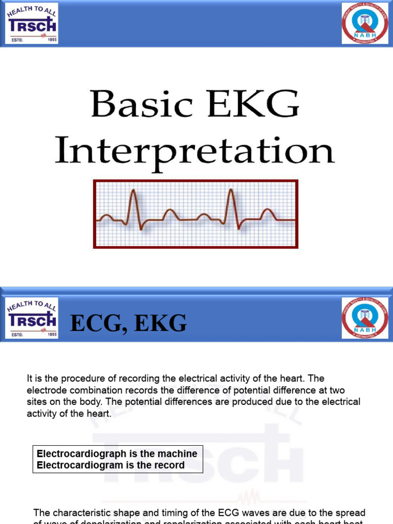 ECG Interpretation | Download Free PDF | Electrocardiography | Atrium (Heart)