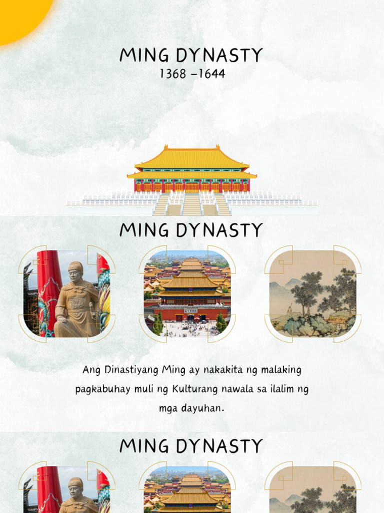 Ming Dynasty | PDF