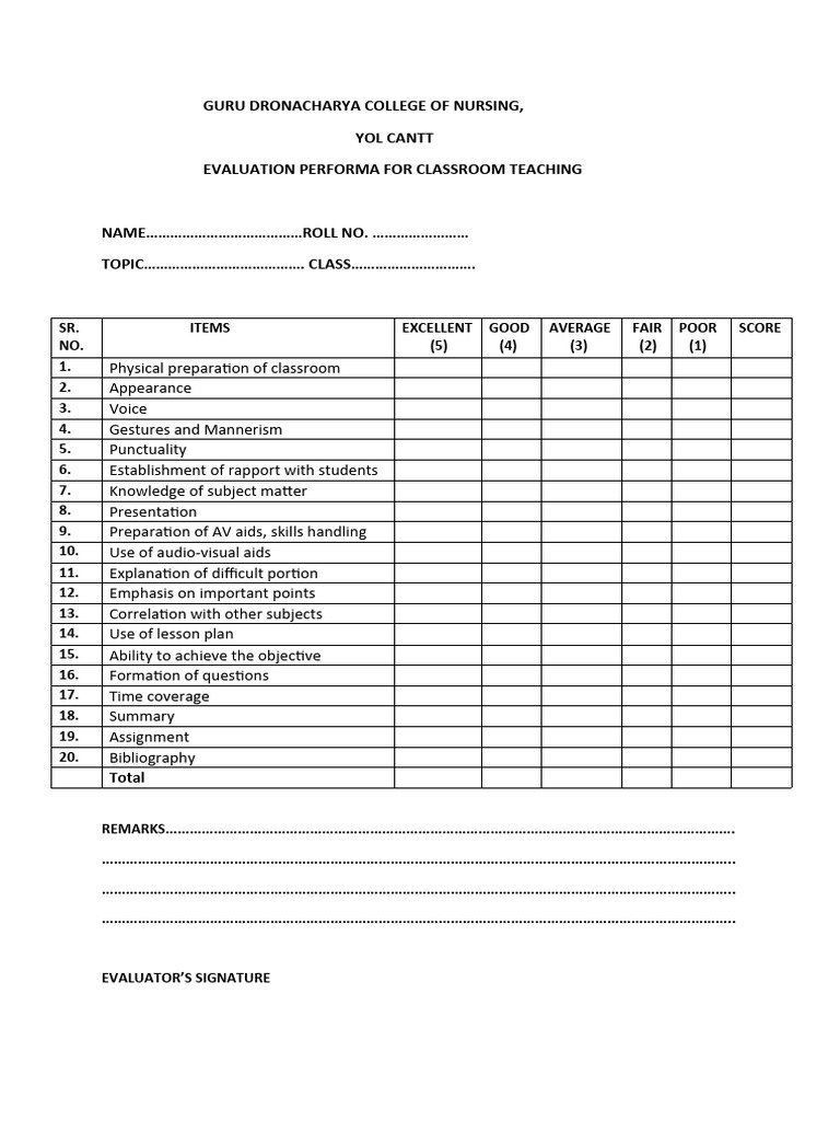 Evaluation Performa | PDF