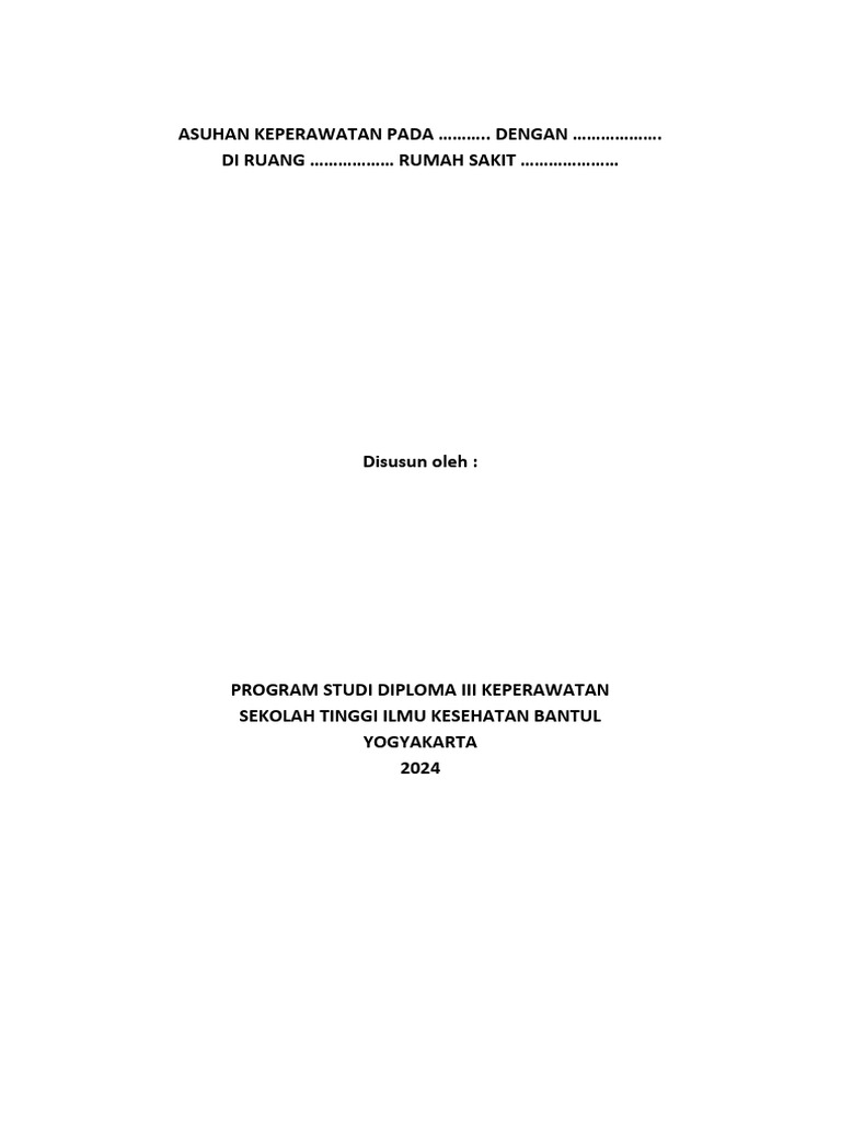 Format ASKEP KMB II | PDF