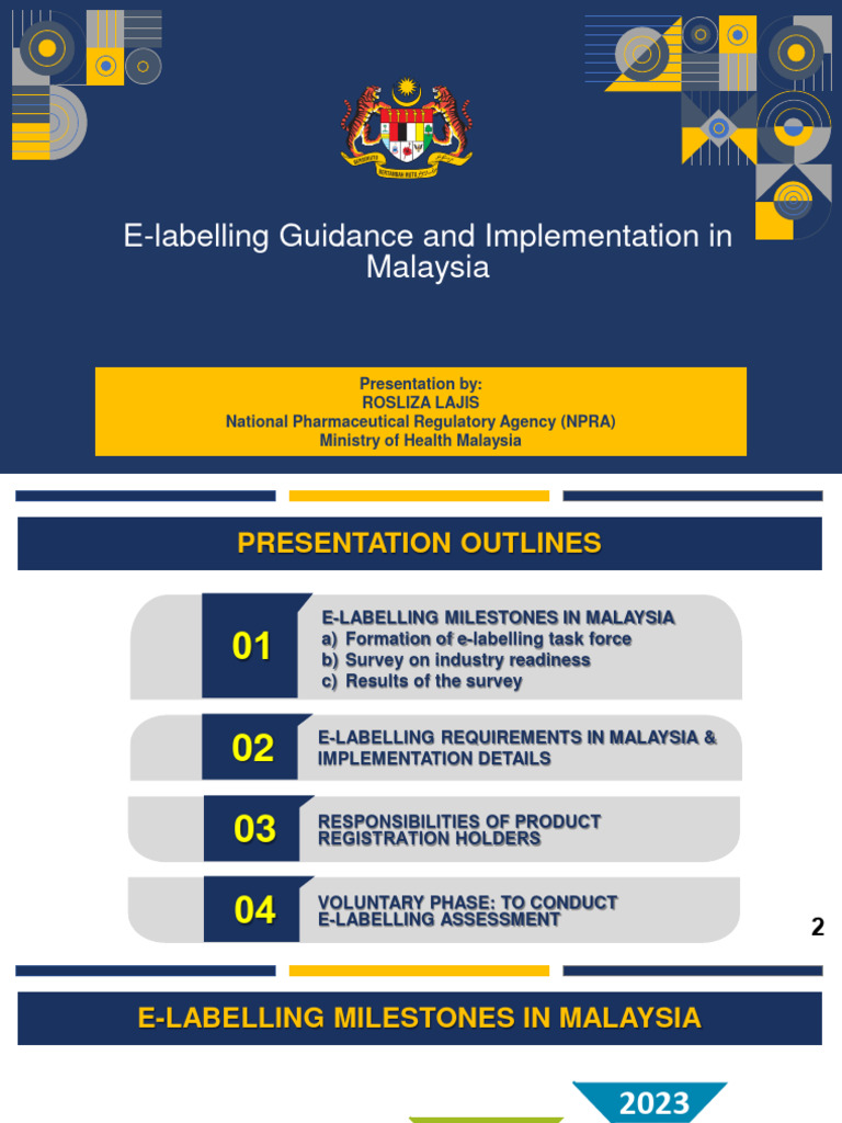 E-Labelling Guidelines by NPRA Malaysia | PDF | Qr Code | Packaging And ...
