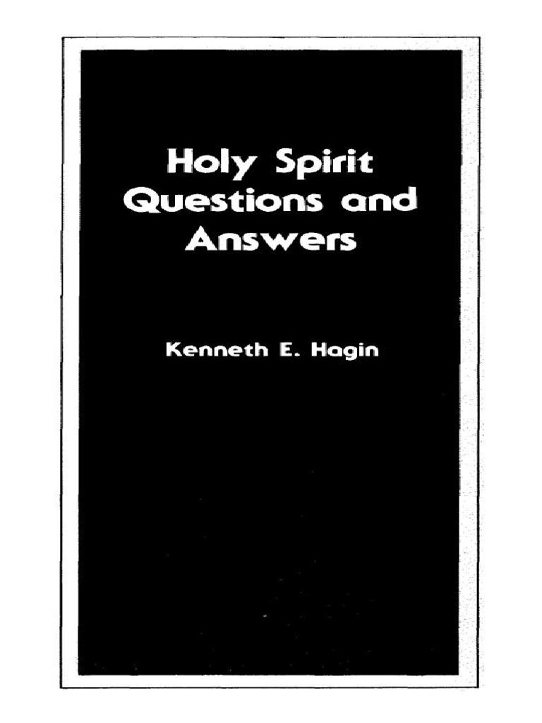 Understanding the Holy Spirit's Role | PDF | Holy Spirit | Baptism