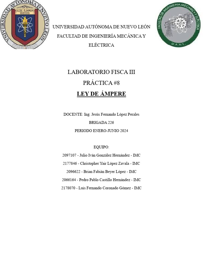 LabF3 Prac-8 EQ | PDF | Electromagnetismo | Ecuaciones de Maxwell
