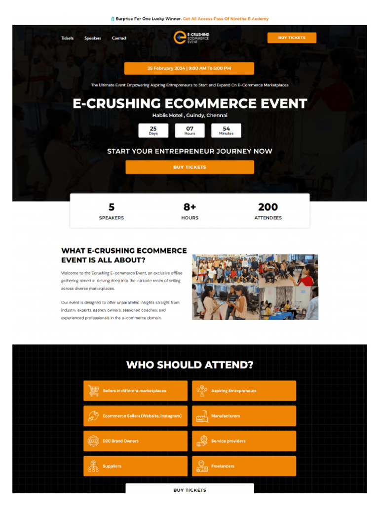 Ecom Coach Event Full Page | PDF