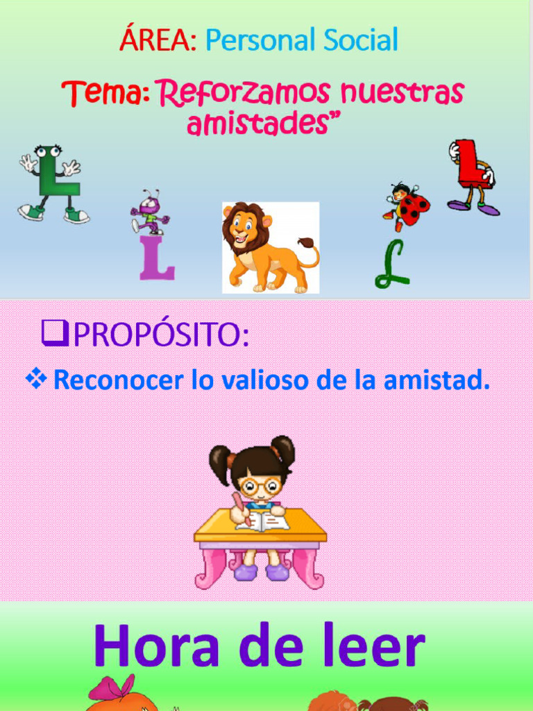 Presentacin-Cómo Ser Un Buen Amigo | PDF