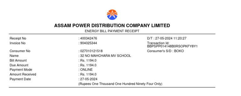 Assam Power Distribution Company Limited | PDF