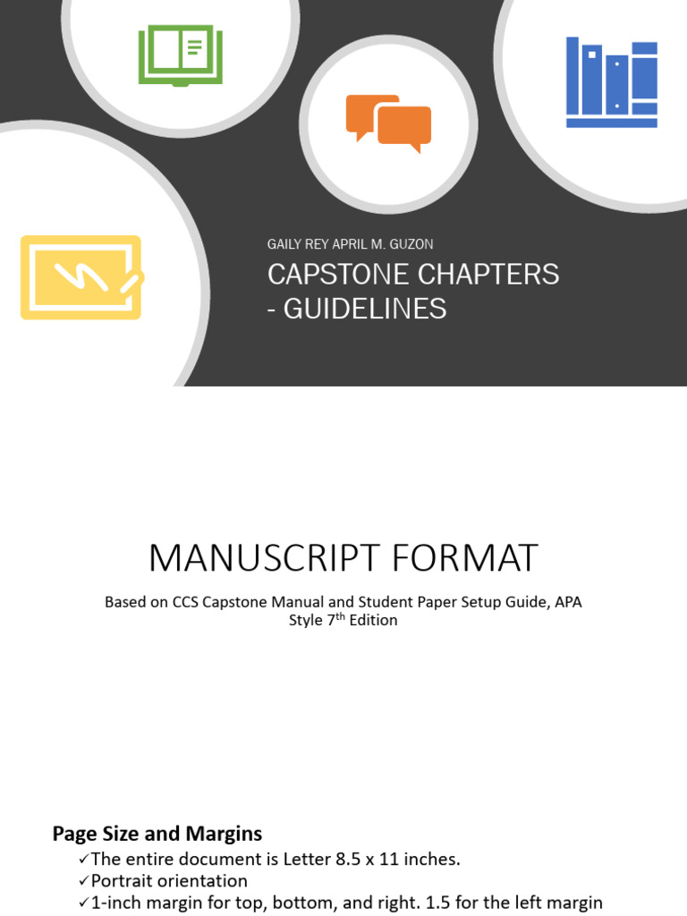 Capstone Chapters - Guidelines | PDF | Sampling (Statistics) | System