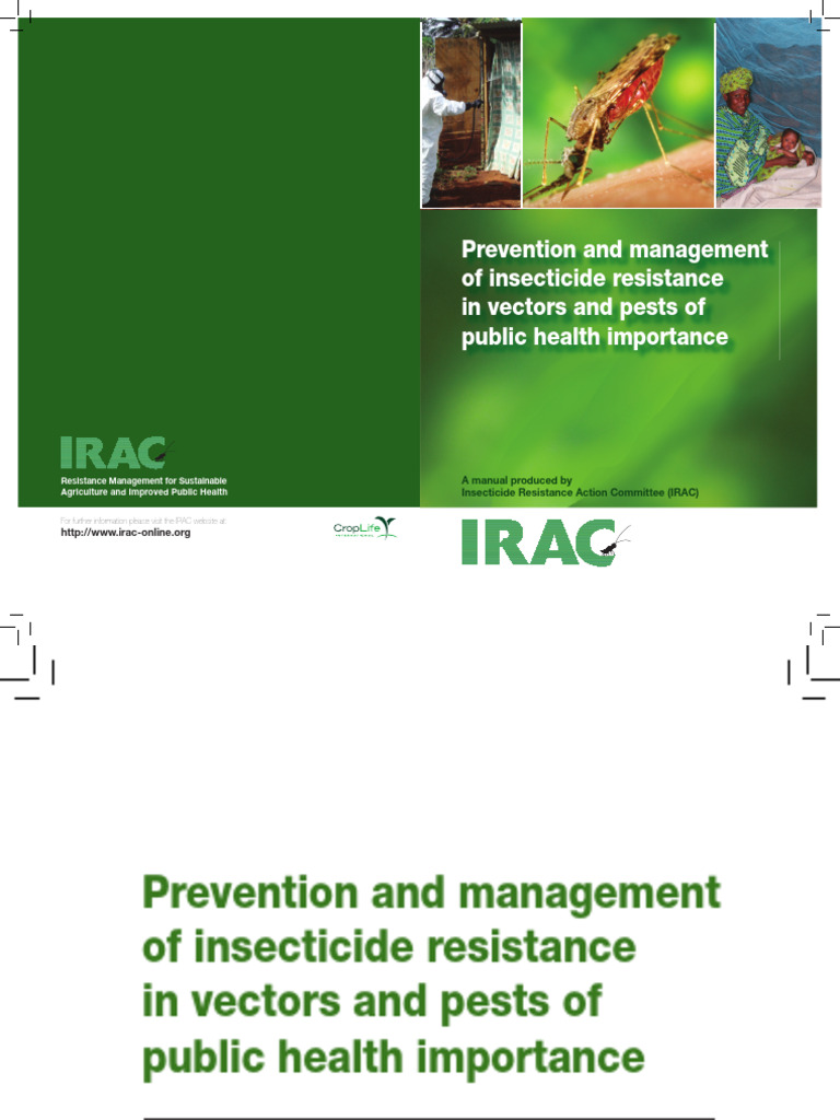 IRAC Prevention Management of Insecticide Resistance in Vectors Pests ...