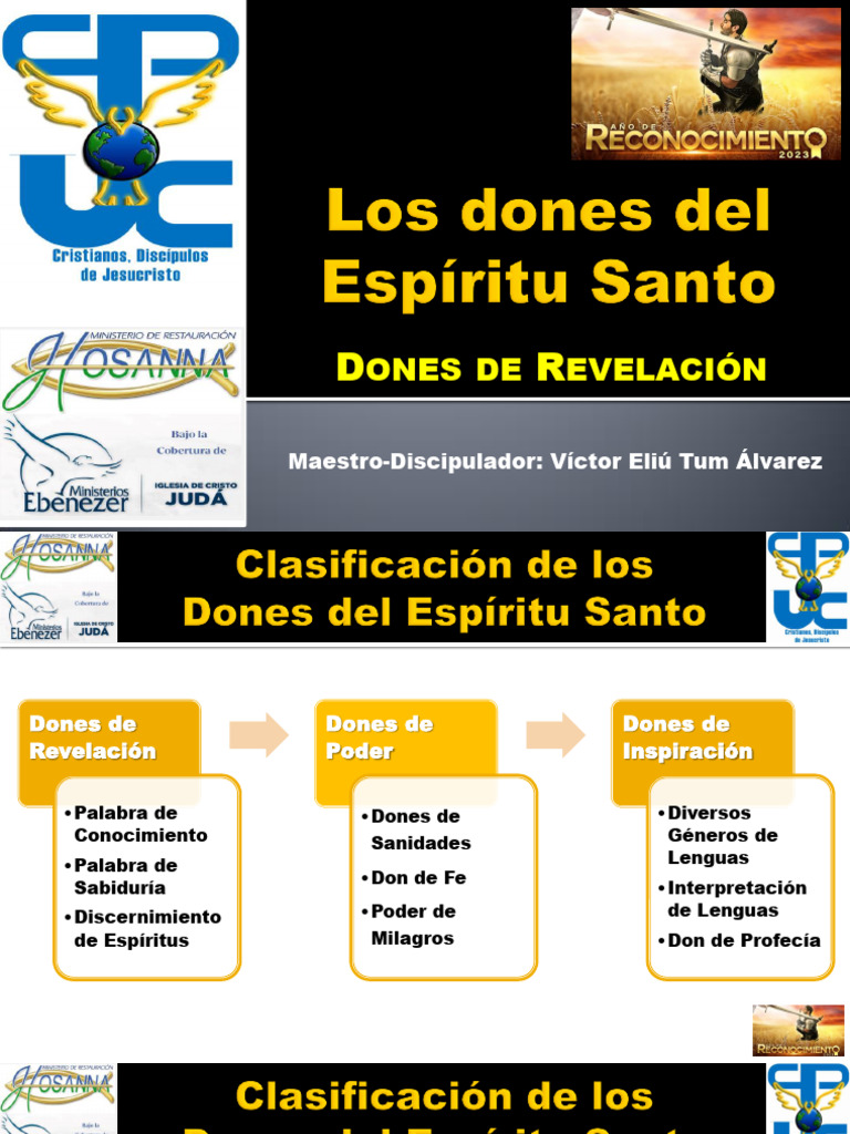 014-018 Los Dones Del Espíritu Santo, Los Dones de Revelación ...