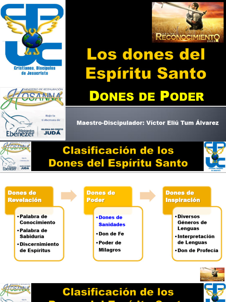 019 Los Dones Del Espíritu Santo, Los Dones de Poder - DONES DE ...