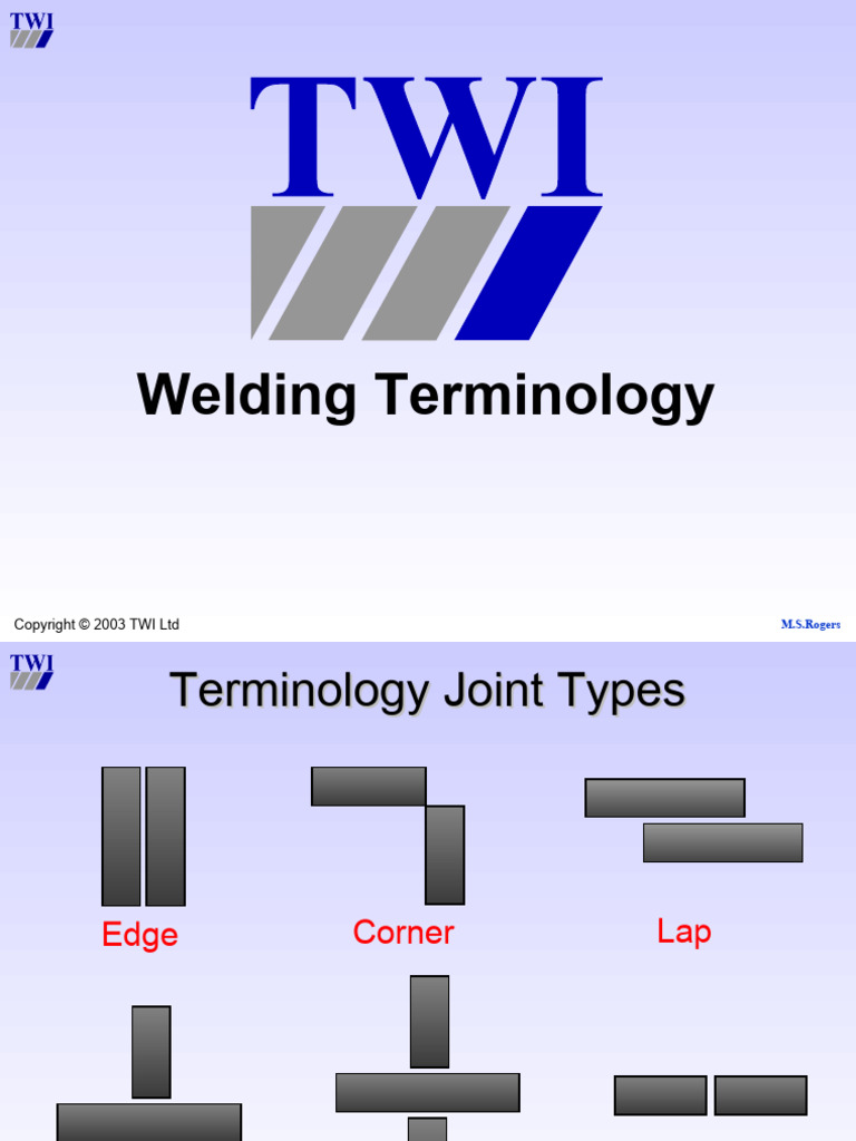 Welding Terminology | PDF | Welding | Construction