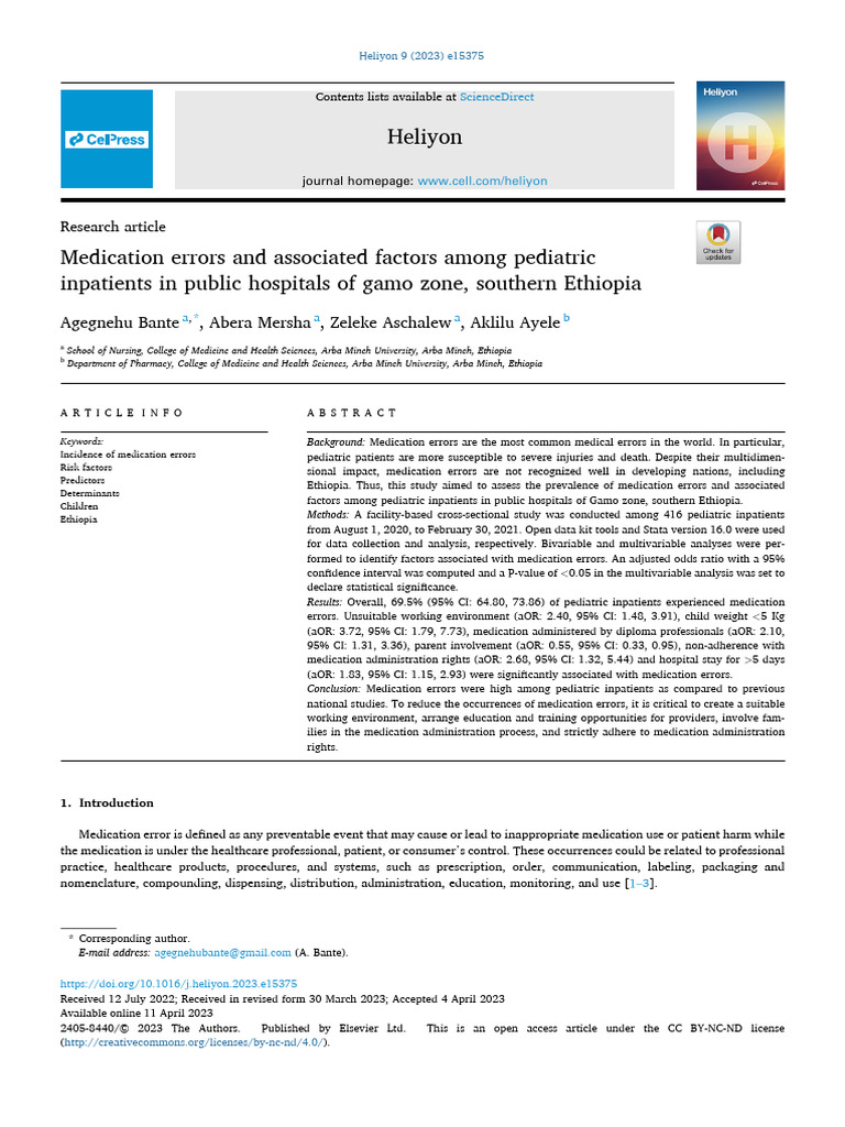 Medication Errors | PDF | Medical Error | Medical Prescription