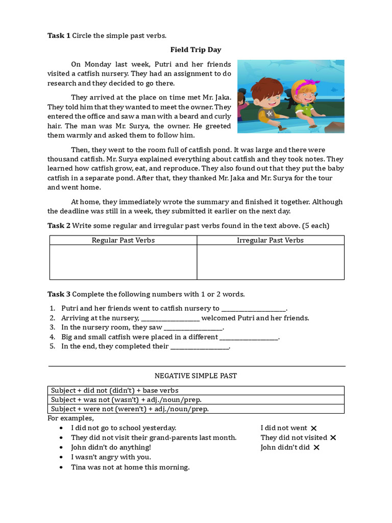 Reading Recount Text | PDF | Verb | Linguistics