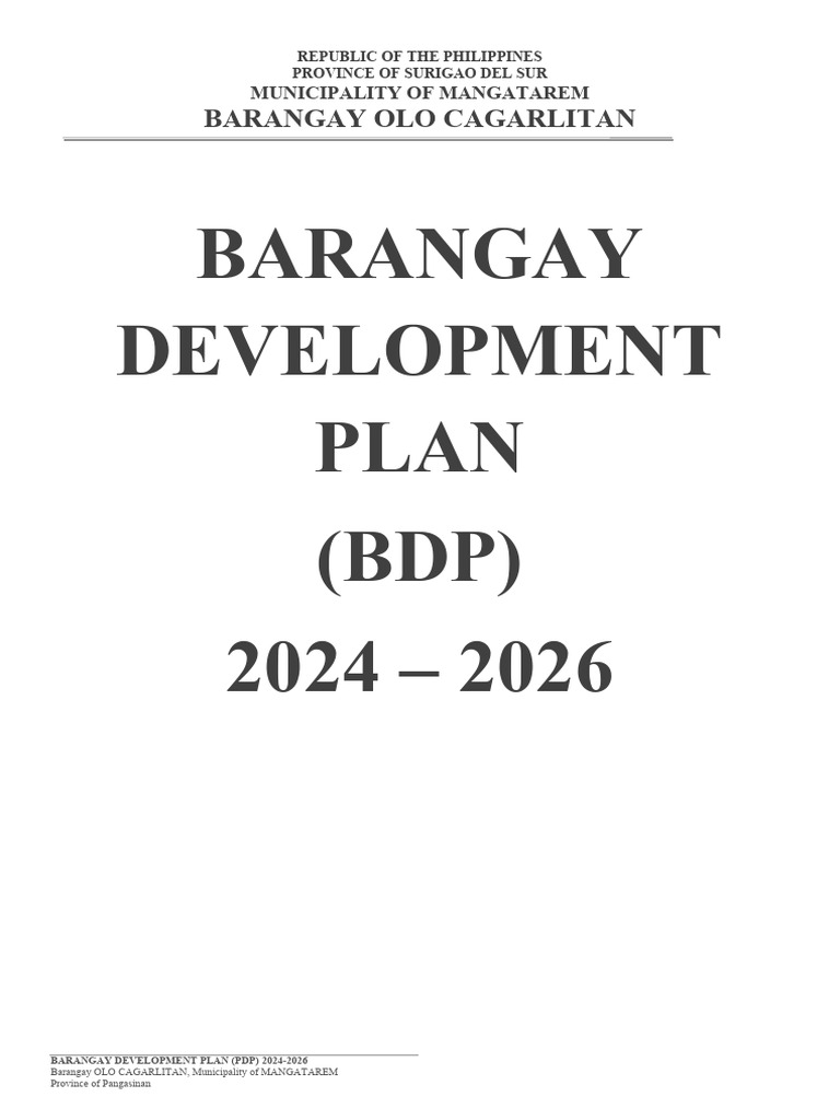 BDP Plan 2024-2026 Revised | PDF | Lgbt | LGBTQIA+ Studies
