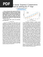 Ahuja Compensation | PDF | Amplifier | Operational Amplifier