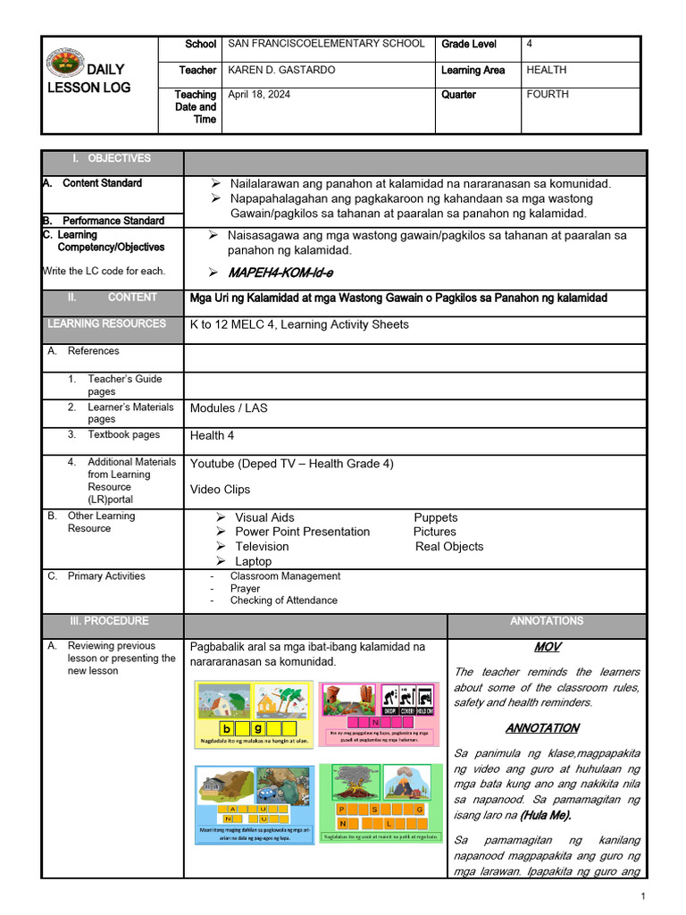COT Araling Panlipunan 2 | PDF