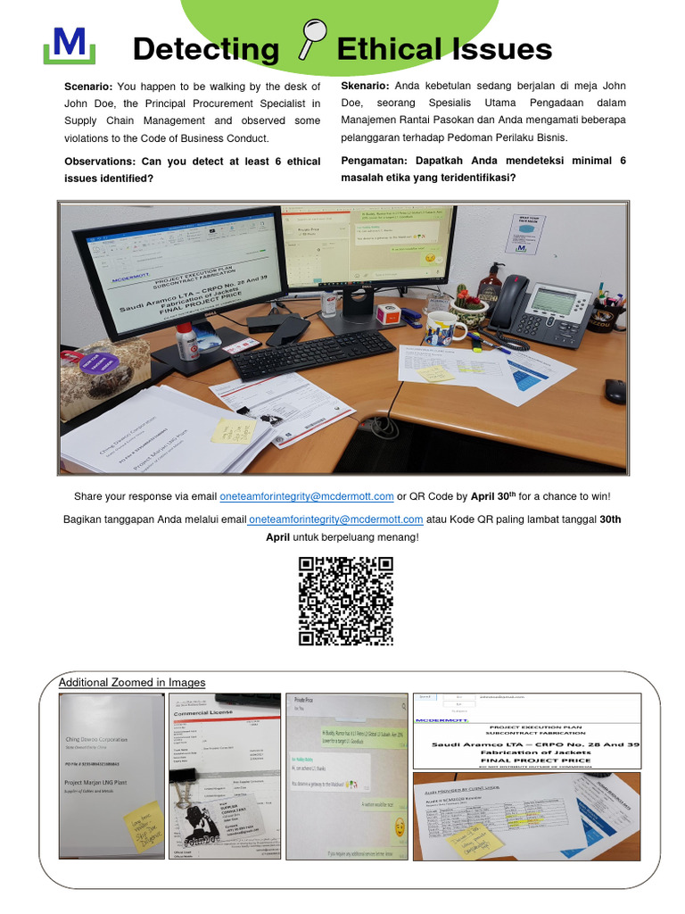 Batam Poster - Detecting Ethical Issues - Fin | PDF | Career & Growth | Business